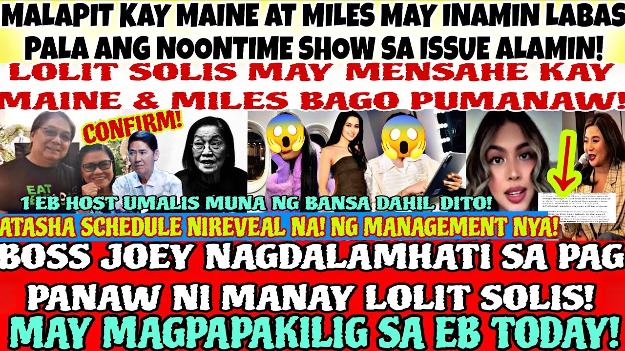 KAKAPASOK LANG😭MALAPIT KAY MILES/MAINE MAY BINULGAR😭EBHOST NAGDALAMHATI ...