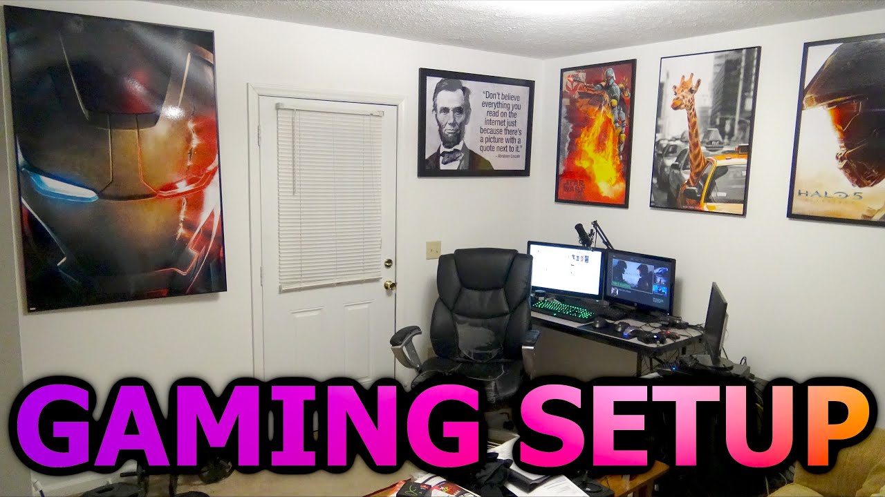 Nintendo Gaming Room Setup Tour 2016 Youtube