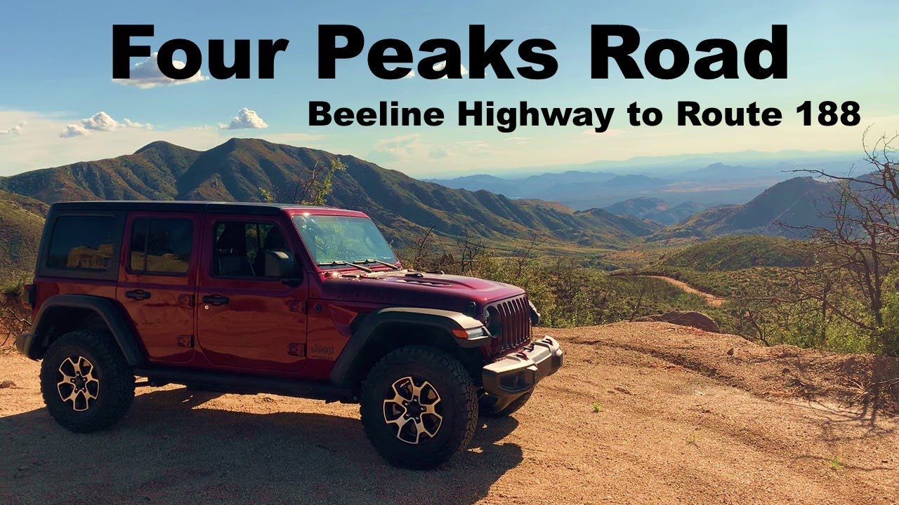 Four Peaks Trail from the Beeline Highway over the top and down to ...