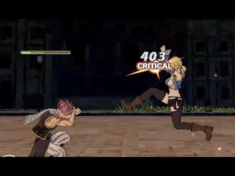Lucy uses Lucy Kick on Natsu - YouTube