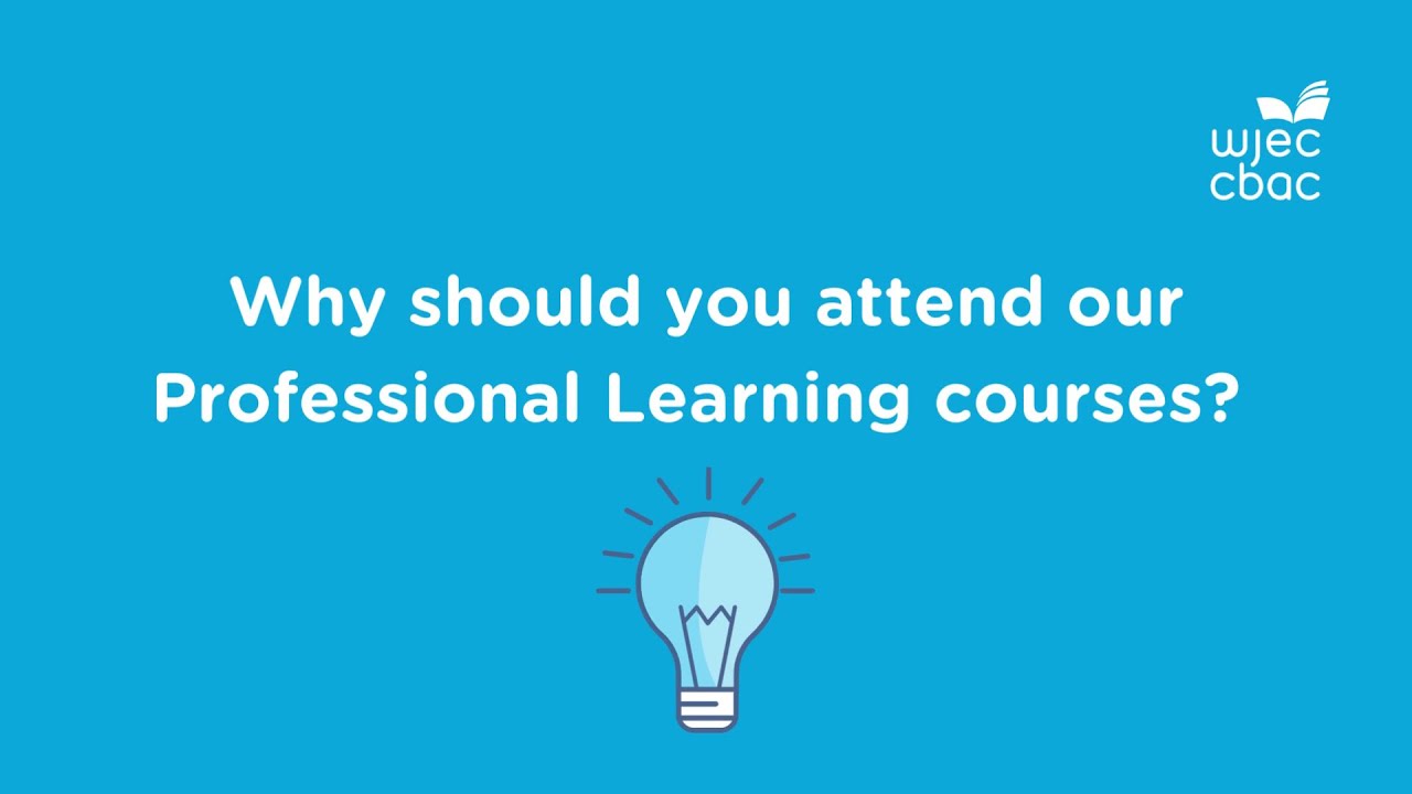 Why should you attend our Professional Learning courses? - YouTube