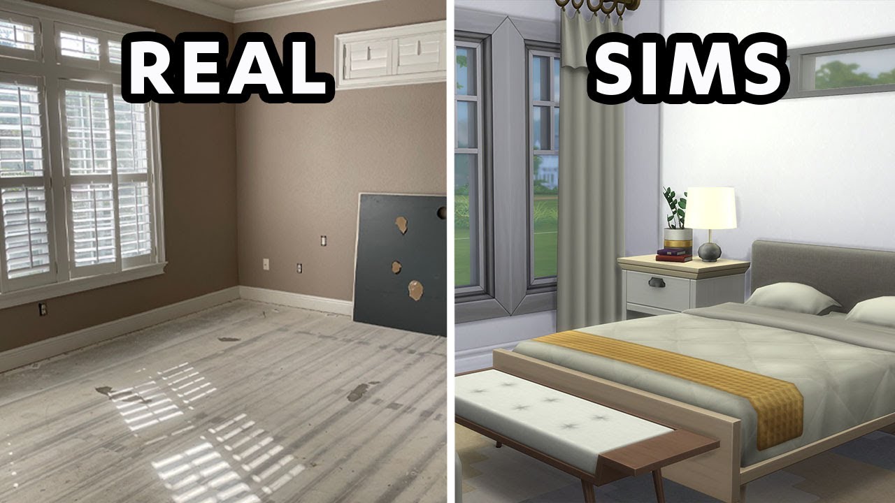 Using The Sims to Design My IRL Bedroom - YouTube