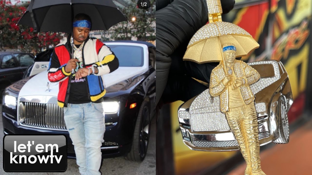 Ralphy The Plug Just Got This Crazy Diamond Piece In Honour Of Drakeo ...