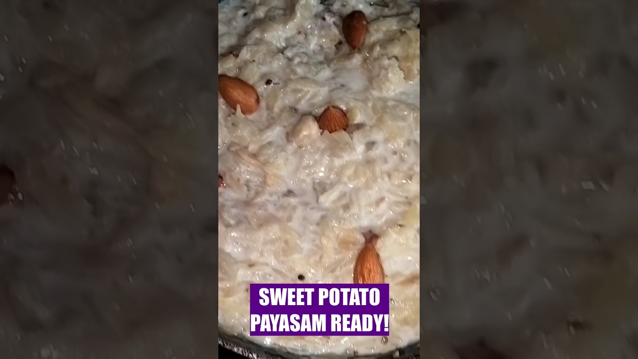 MORAM GADDA PAYASAM | SWEET POTATO PAYASAM - YouTube