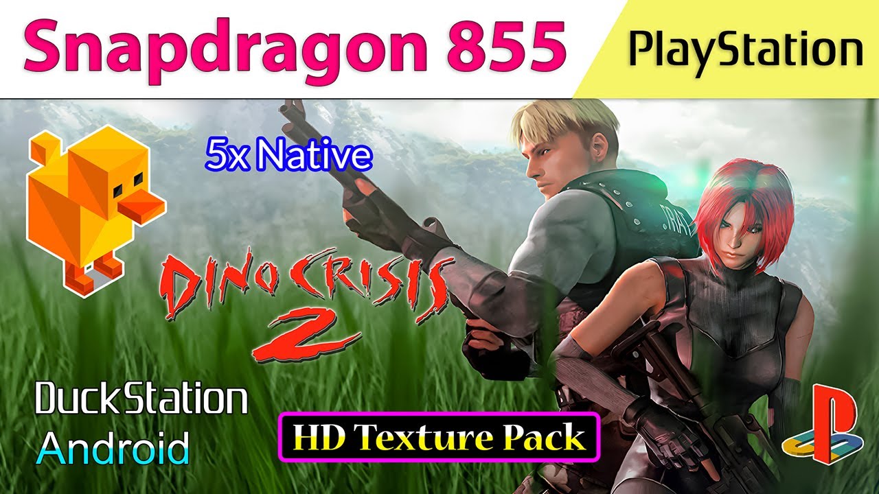 DuckStation Android | Dino Crisis 2 - HD Texture Pack • 30 FPS • 5x ...