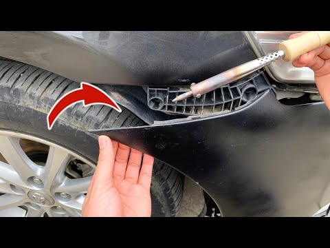 ¡Reparación de parachoques de coche usted mismo en casa! No hay necesidad de un mecánico