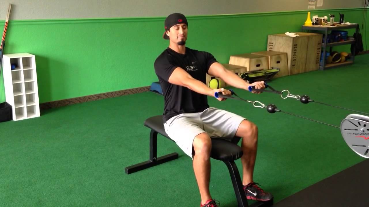 Seated Row Grip Variations - YouTube