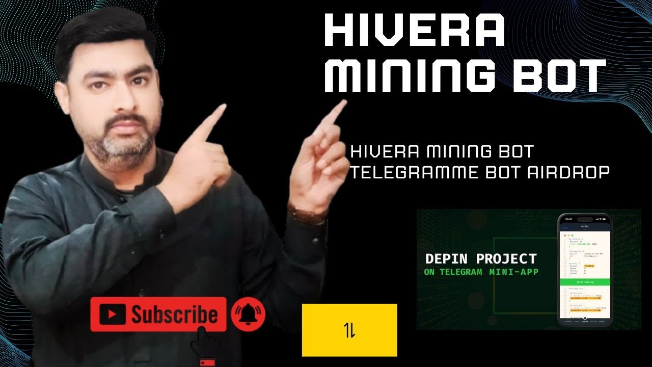 HIVERA Mining Bot II HIVERA AIRDROP Telegramme Bot - YouTube