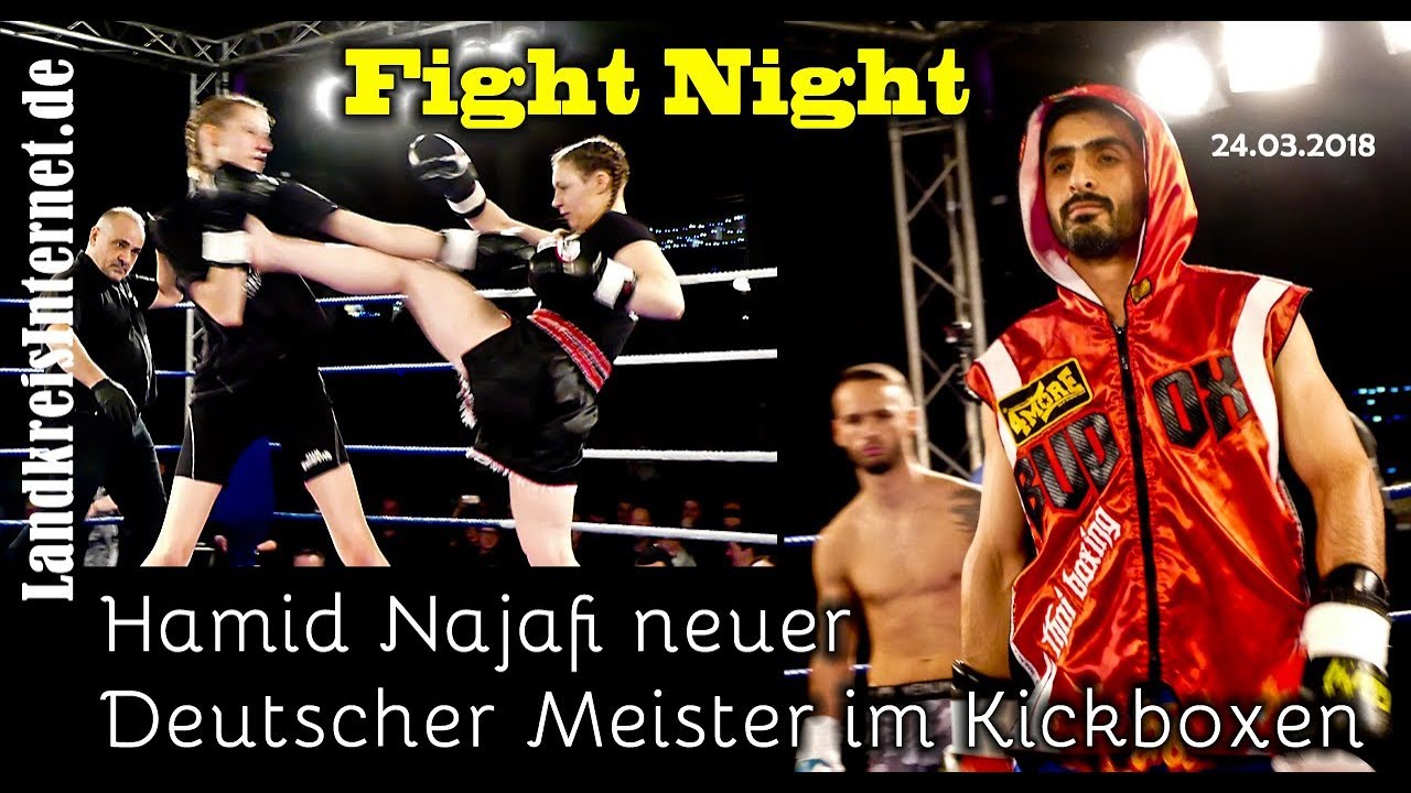 Hamid Najafi neuer Deutscher Meister im Kickboxen | Fight Night alle ...