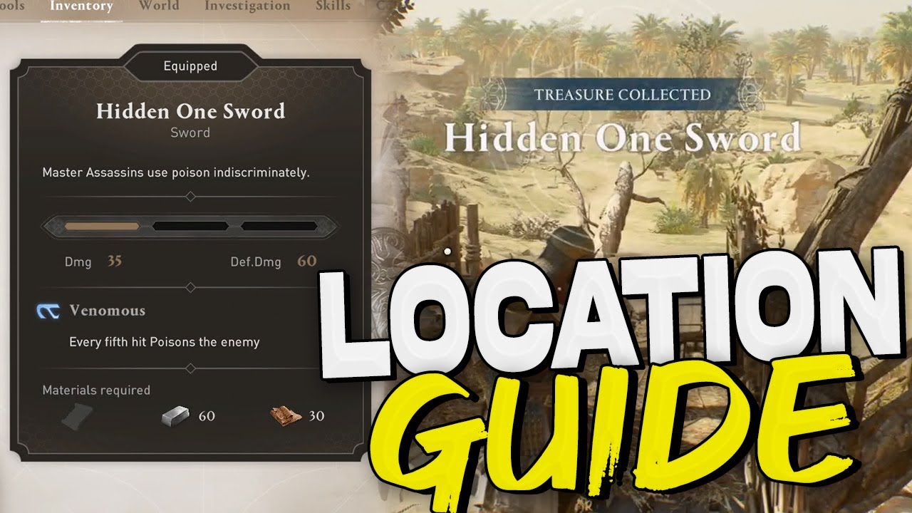 Hidden One Sword Location Guide in Assassin's Creed Mirage - YouTube