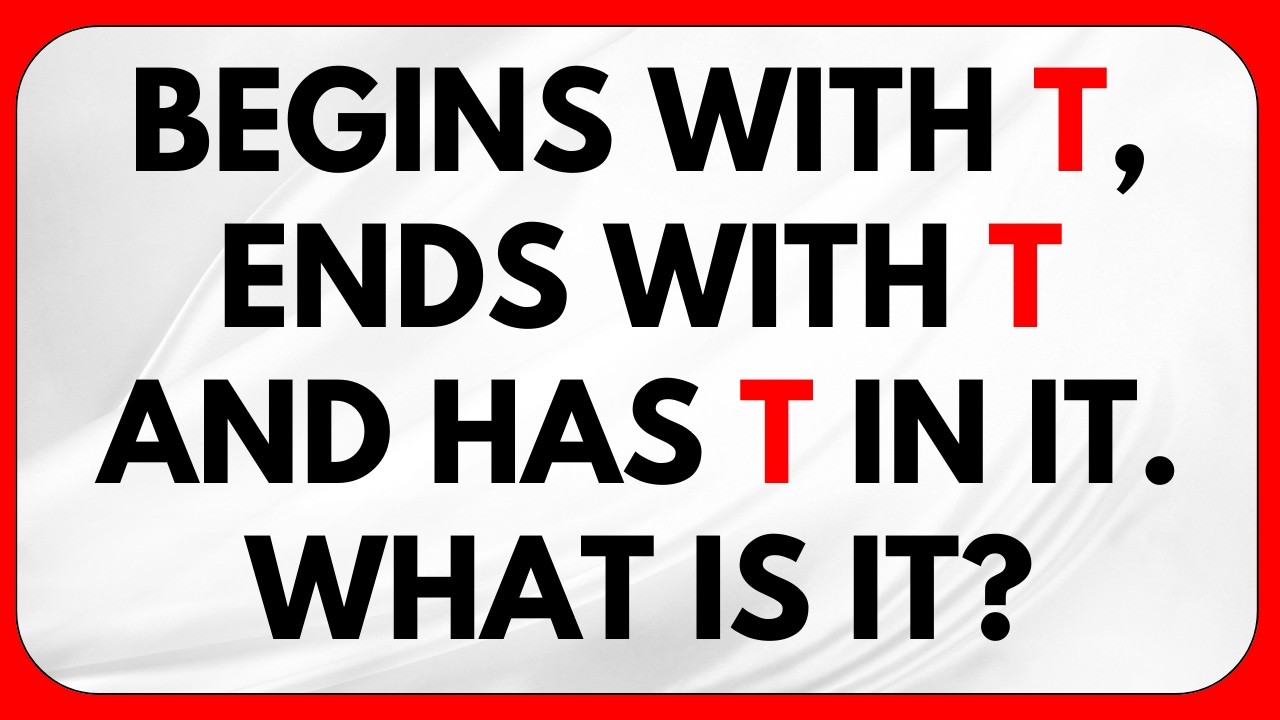 ONLY A GENIUS CAN SOLVE THESE RIDDLES 🧩 25 Tricky Mind Games 🧠 - YouTube