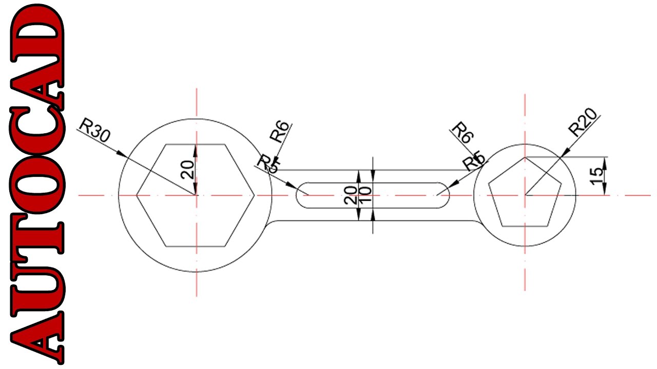 || AUTOCAD 2D DRAWING PRACTICE || Part 1 - YouTube