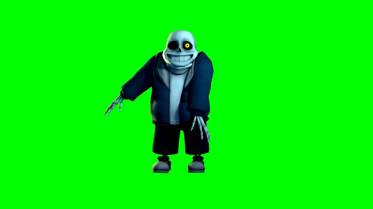 Sans Undertale performing various Fortnite dances in 4K - YouTube