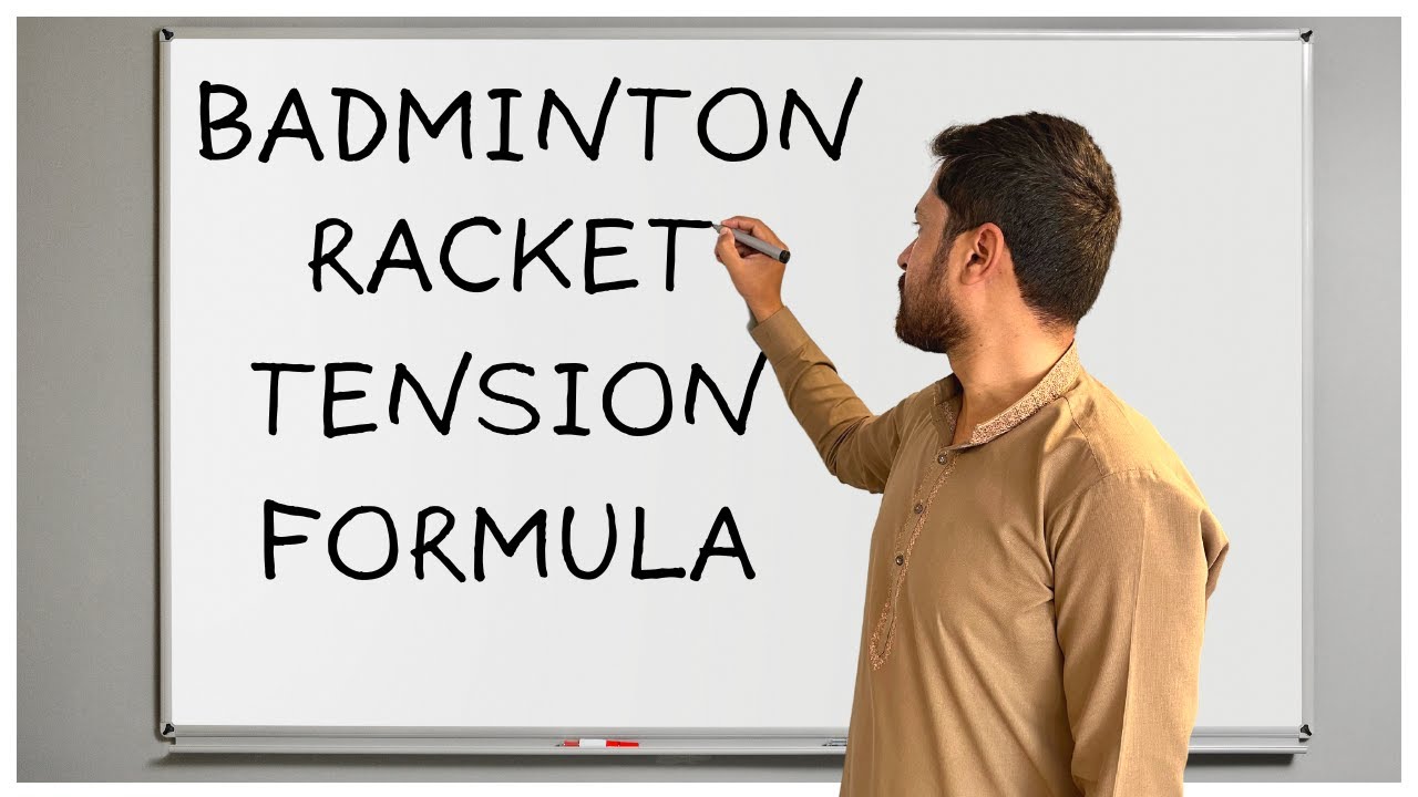 How to choose the perfect string tension | Easy badminton racket ...