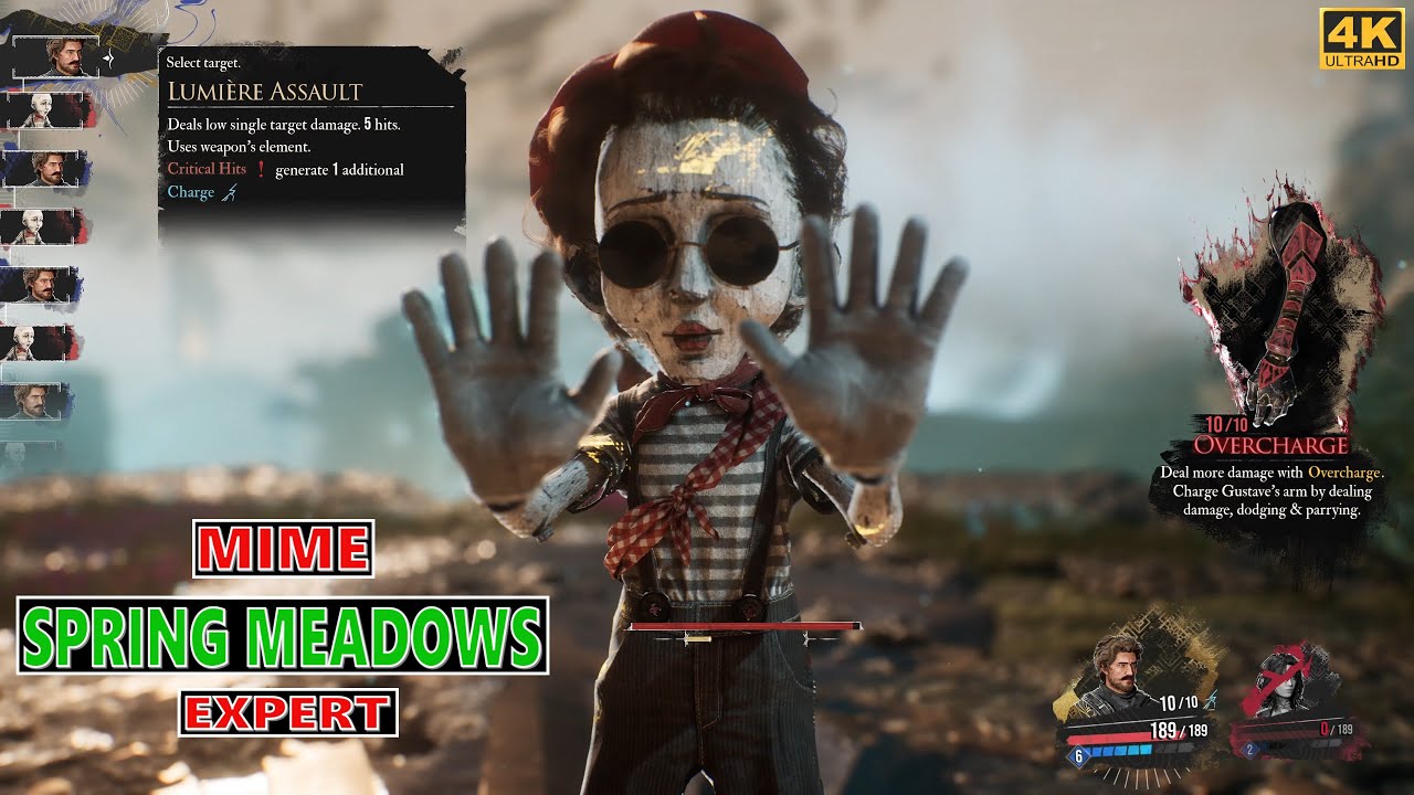 Clair Obscur Expedition 33 4k -PS5 PRO - Mime - Spring Meadows location ...