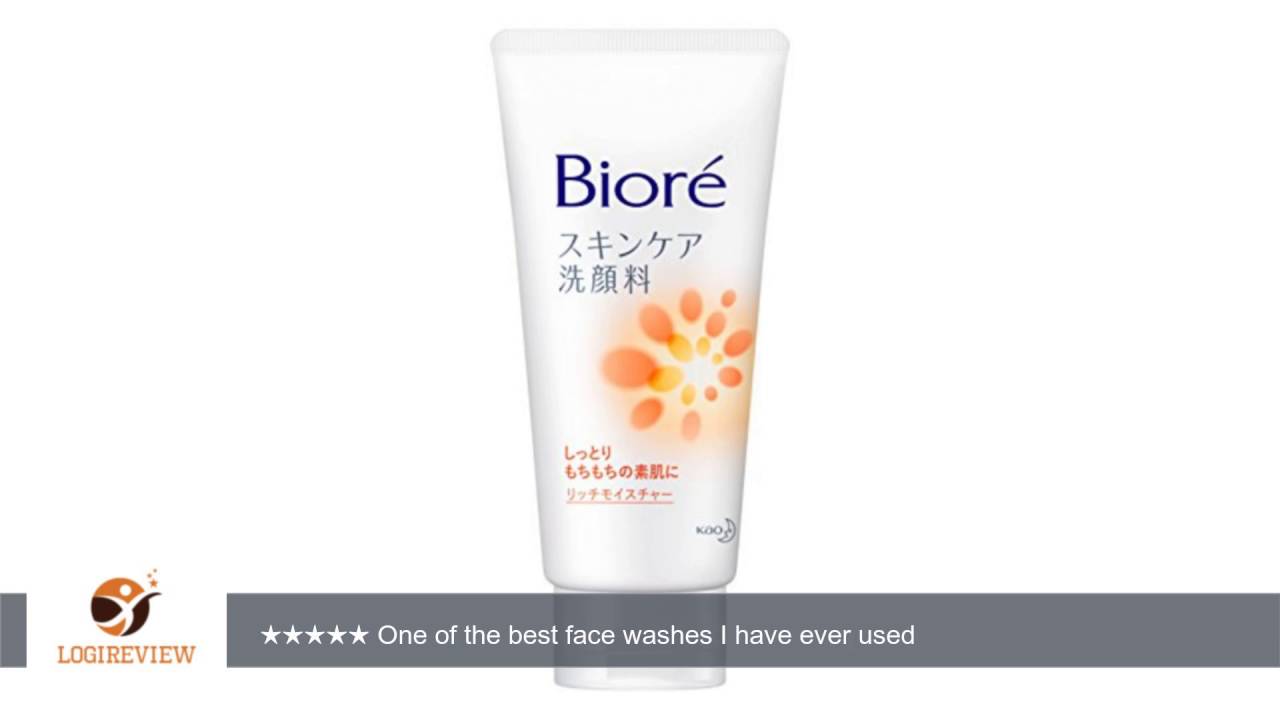 BIORE Kao Face Cleansing Rich Moisture, 0.5 Pound | Review/Test - YouTube