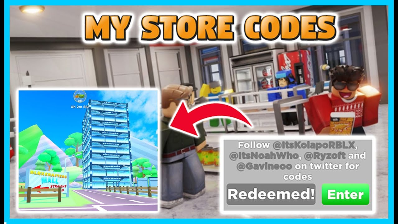 MY STORE CODES *ALL NEW + WORKING* (CASH + BOOSTS) - YouTube