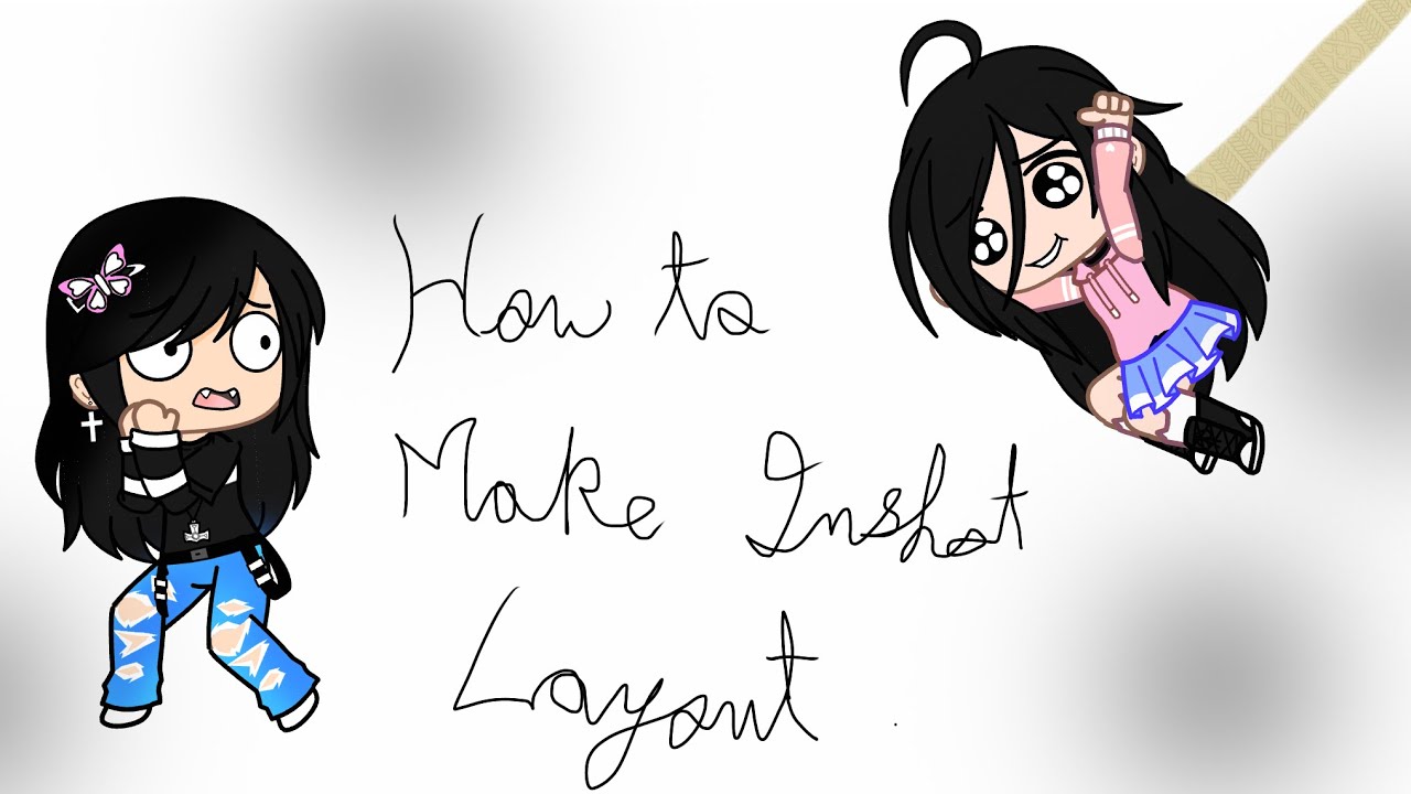 How to make an inshot layout / ibis paint x / inshot / totorial - YouTube