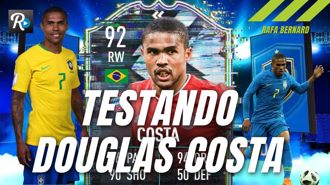 TESTANDO DOUGLAS COSTA 92 TOTS MELHOR QUE COUTINHO? REVIEW FIFA 21 ...
