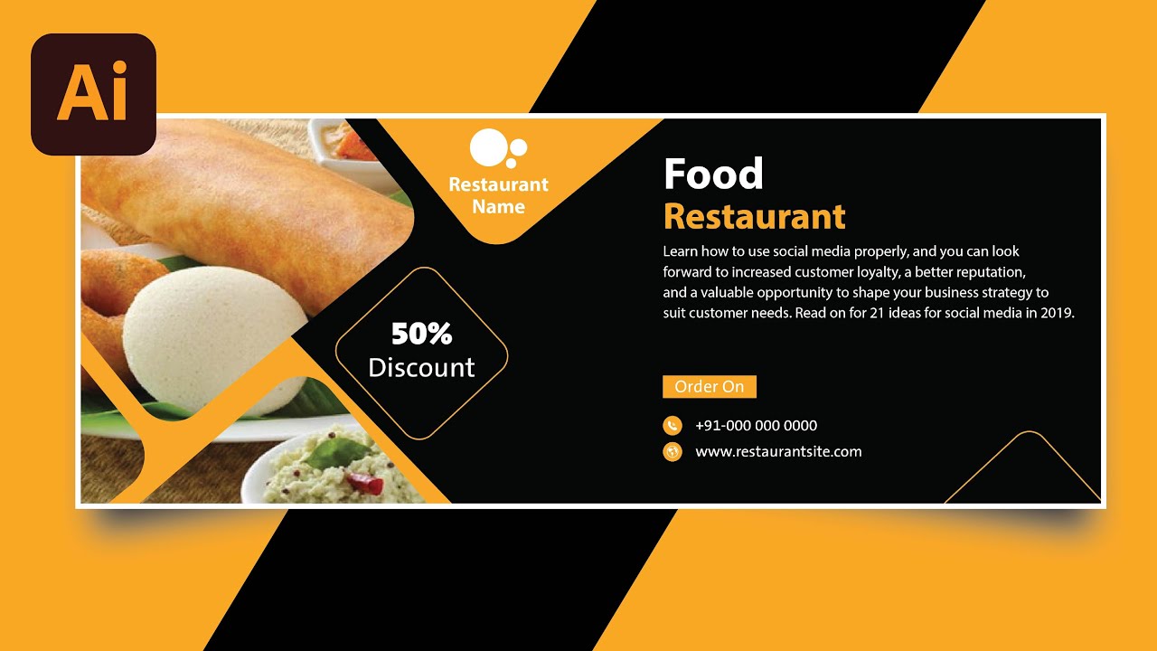 How to Create Professional Banner Design | Adobe Illustrator - YouTube