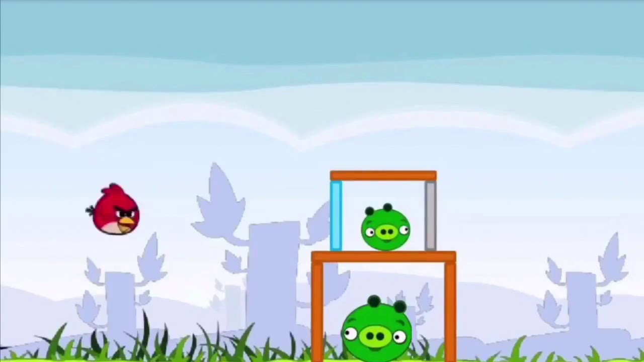Angry Birds with gun music part 2 - YouTube
