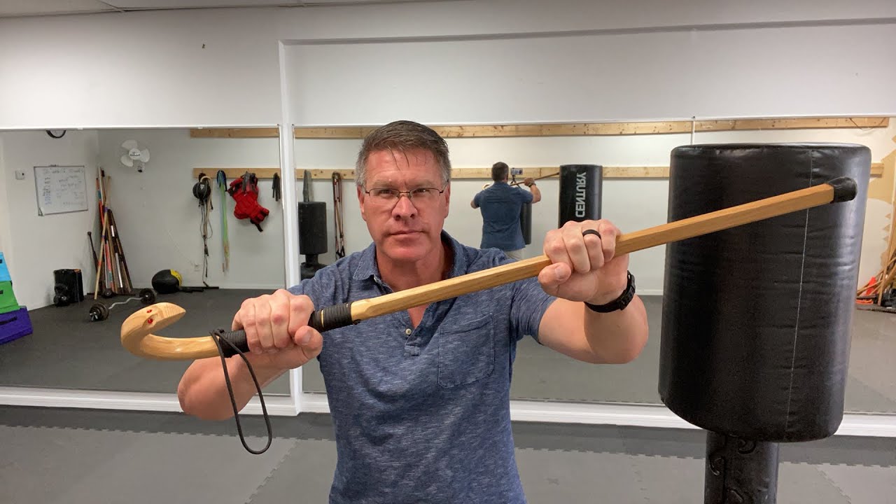 How to hit someone with a stick for self-defense using the self-defense ...