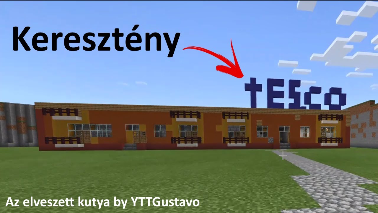 A keresztény Tesco-ban voltunk, a középkori faluban! | Minecraft map ...