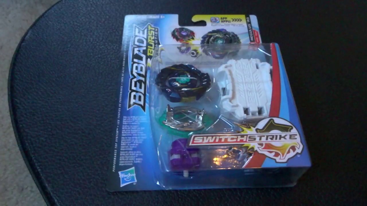 Hasbro Beyblade Burst Evolution Switch Strike Unboxing Shelter Regulus ...