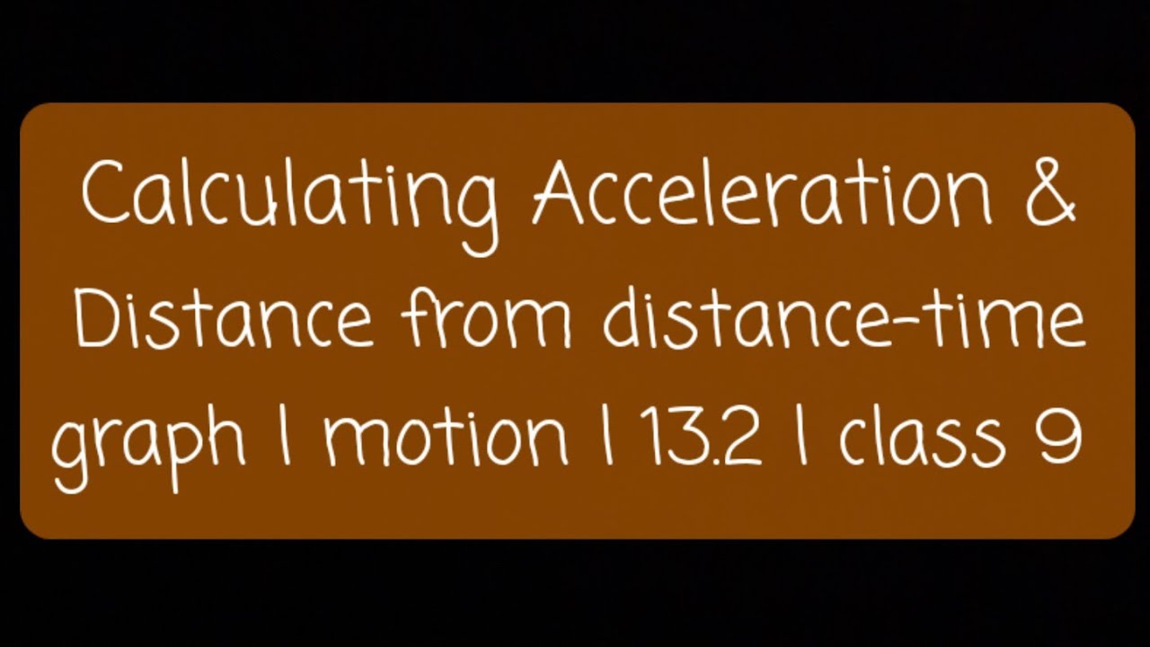 Speed-time graph, when change in speed is at uniform rate l motion 13.2 ...