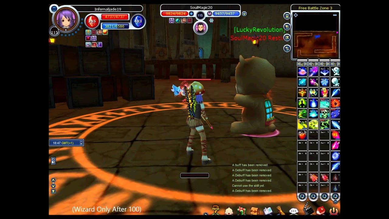Mage skills 1~110 - YouTube