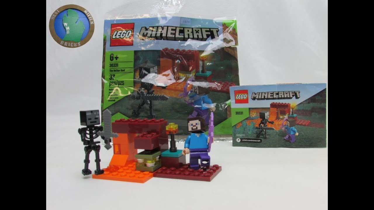 Lego Minecraft The Nether Duel 30331 - YouTube