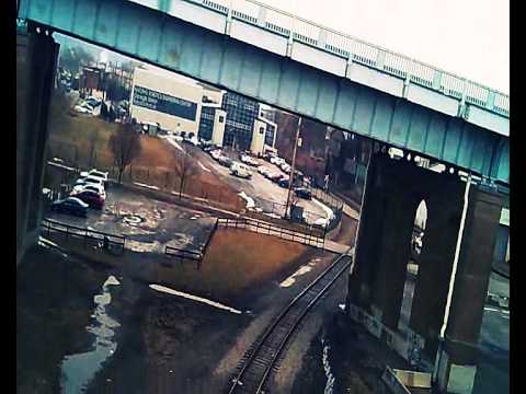 Pittsburgh: 40th Street Bridge from Quadcopter - YouTube