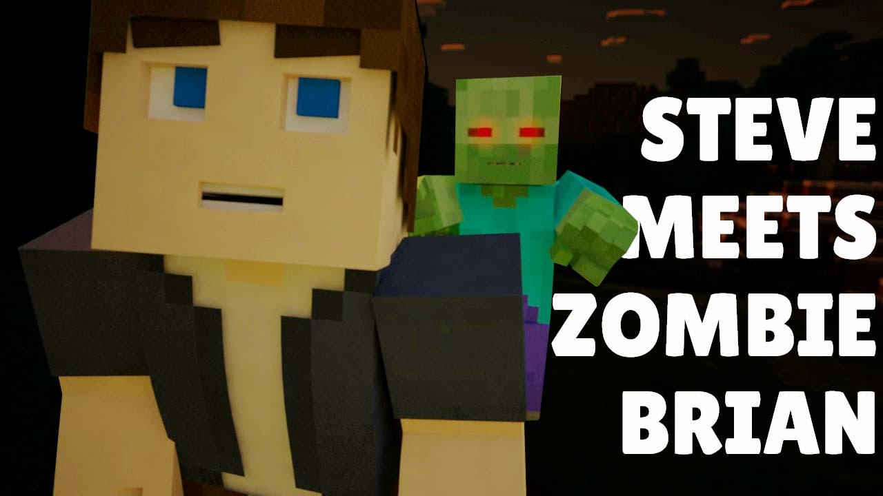 Steve Meets Zombie Brian [Minecraft Animation] - YouTube