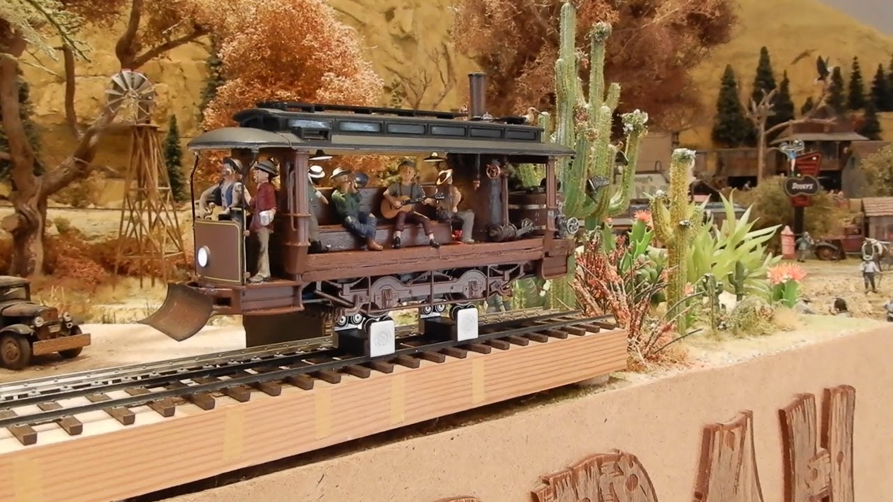 Logging tram with new wheelsets fitted - YouTube