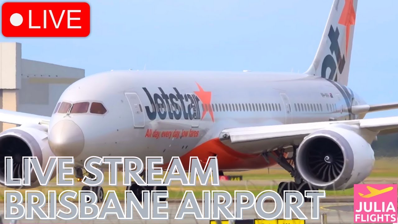 LIVE AIRPORT STREAM Sunday SHOW | BNE Brisbane International Airport ...