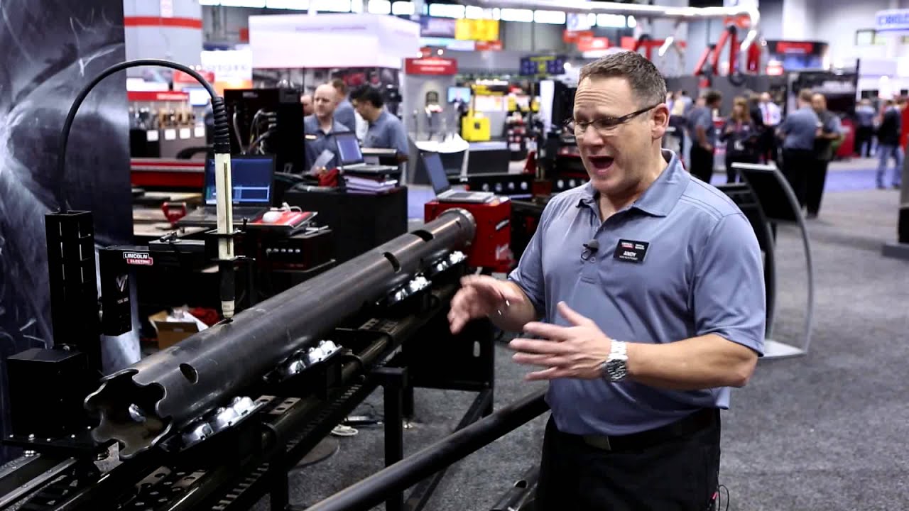Lincoln Electric Cutting Systems Masterpipe Mini Profiler FABTECH 2013 ...