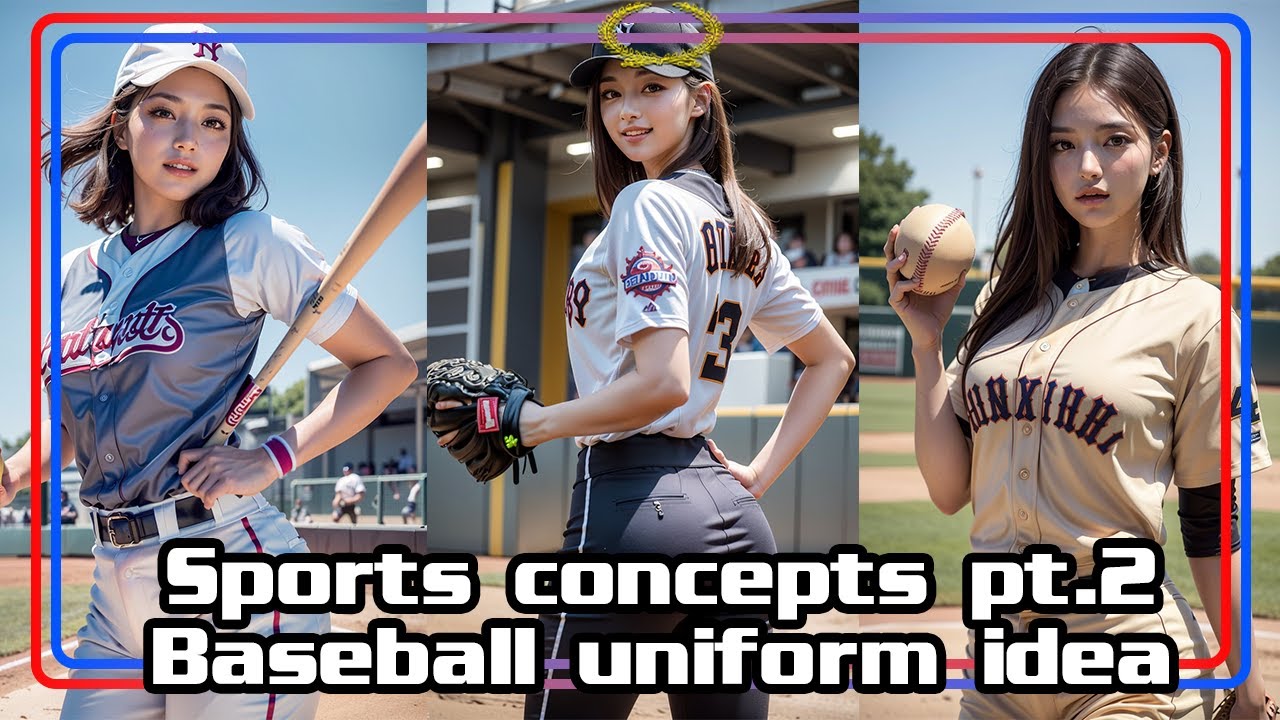 Sports concept pt2 - baseball uniform idea #aiconcepts - YouTube