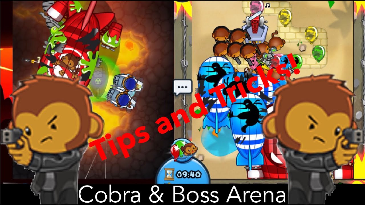 Cobra/Boss Arena match analysis and tips and tricks (Bloons TD Battles ...