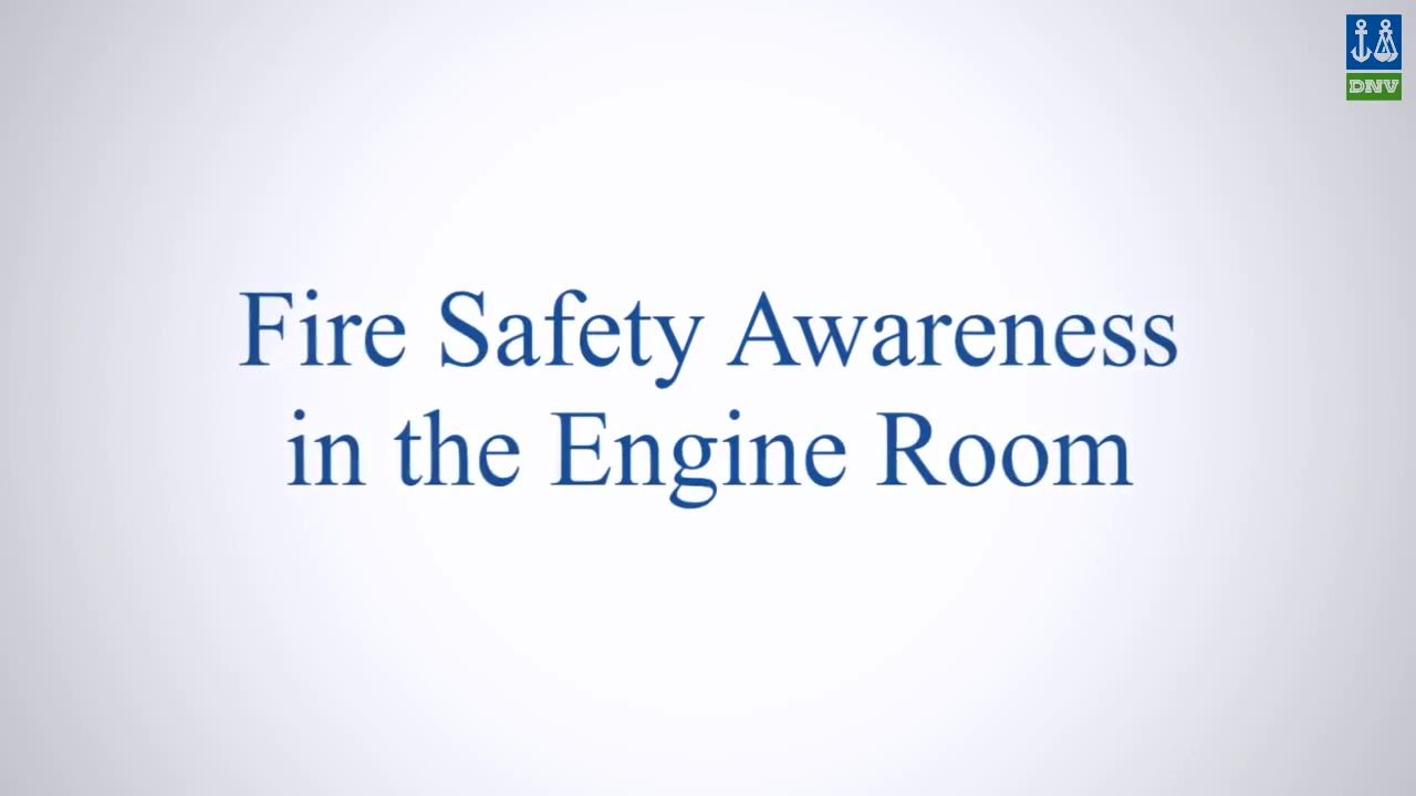 Prevention from fire in engine room - YouTube