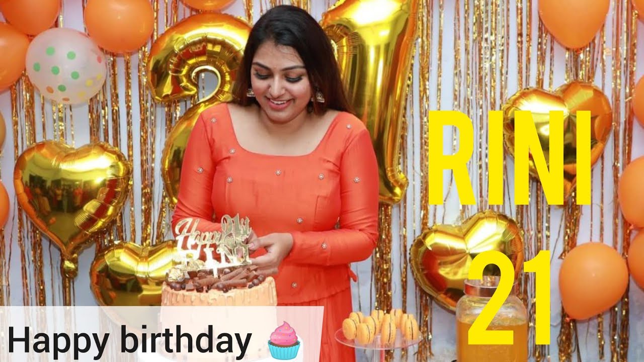 Happy birthday 🧁 | Rini | flowers | star magic | family - YouTube