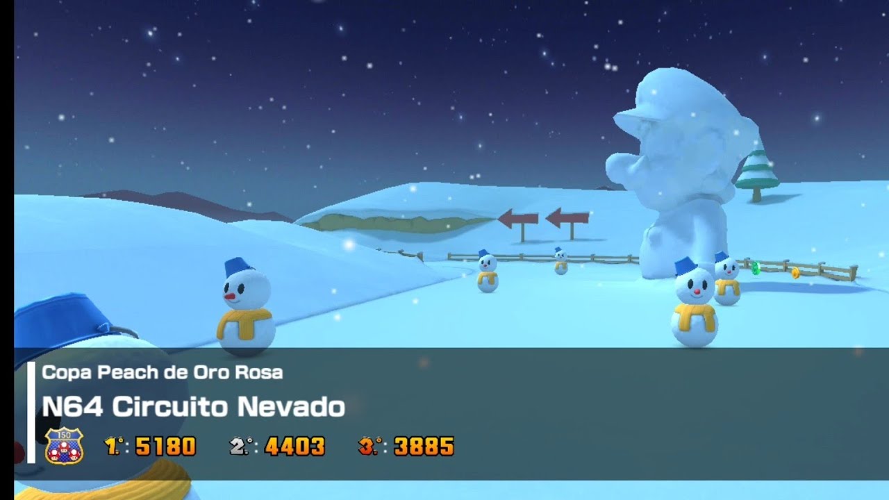 Mario Kart Tour Circuito Nevado - YouTube