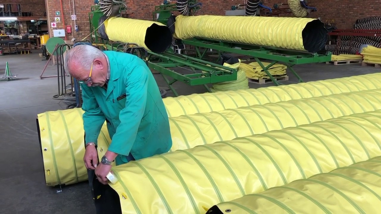 TERRAVENT® Flexible PVC Ducting for Underground Ventilation - YouTube