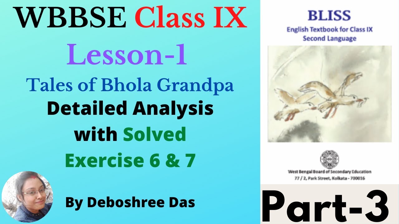Class 9 English Lesson 1 Tales of Bhola Grandpa Exercise - YouTube