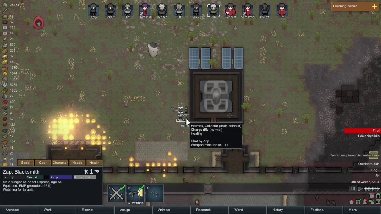 Rimworld: Centipede Raid! - YouTube