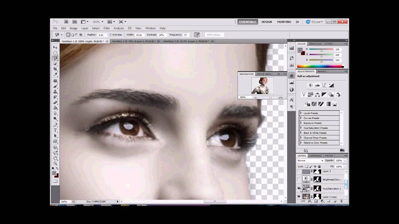 Twilight Vampire Photoshop Tutorial Part II - YouTube