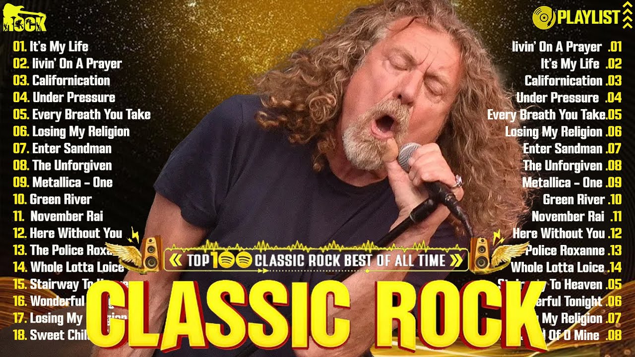 Classic Hard Rock 80s 90s Compilation💥ACDC, Led Zeppelin, Metallica ...
