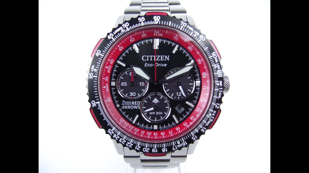 Citizen Red Arrows Promaster Air Navihawk 4K Watch Review - YouTube