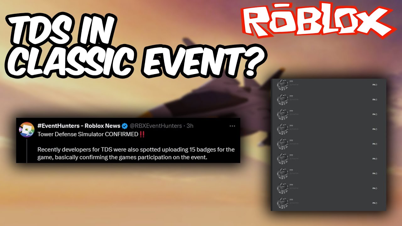 TDS IN ROBLOX CLASSIC EVENT? | Tower Defense Simulator | ROBLOX - YouTube