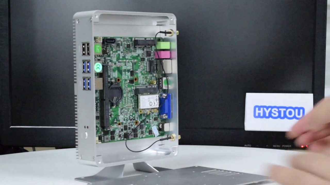 Low Power Mini PC H2-i5-7200U - YouTube