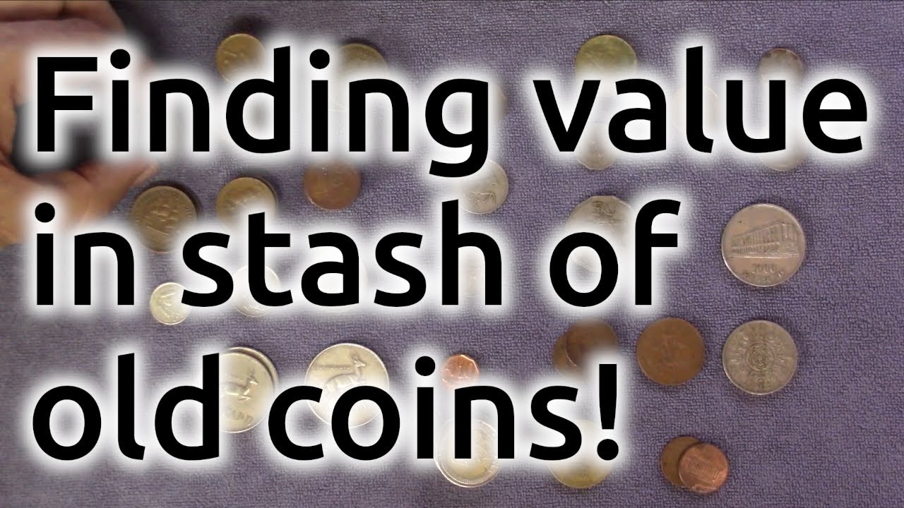 Finding value in a stash of old coins! - YouTube